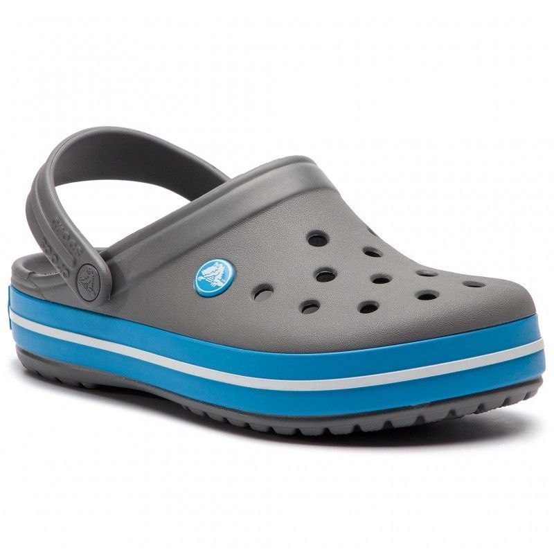 Slapi Crocs Crocband Culoare Gri Numar 42
